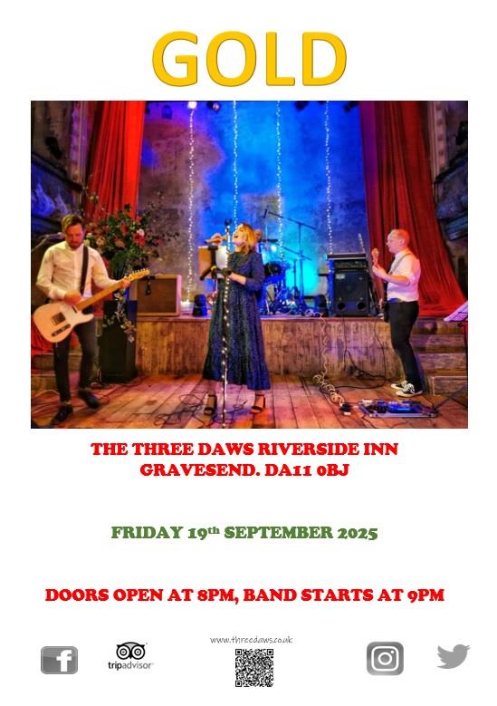 GOLD at The Three Daws Riverside Inn