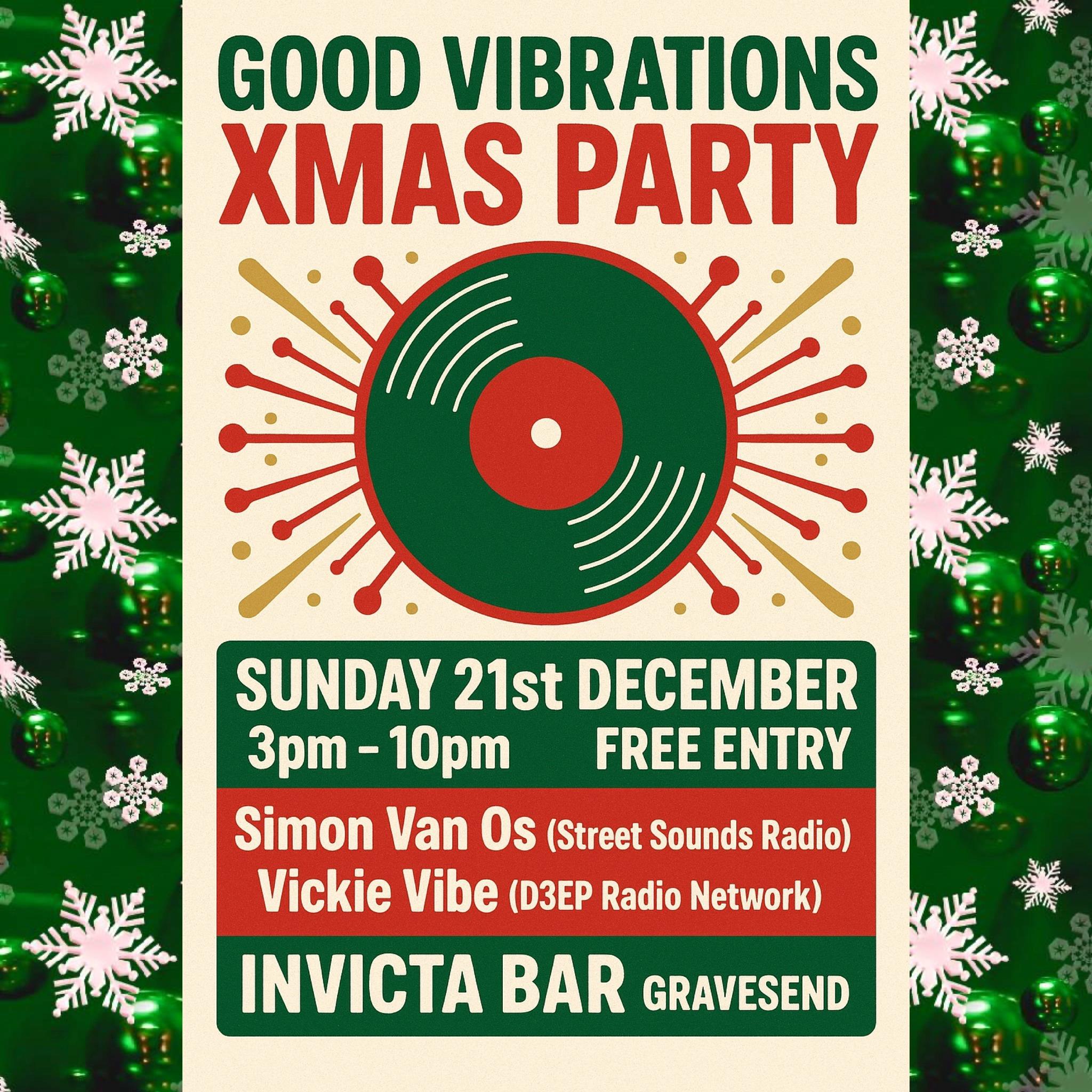 Good Vibrations Christmas Party with Simon Van Os